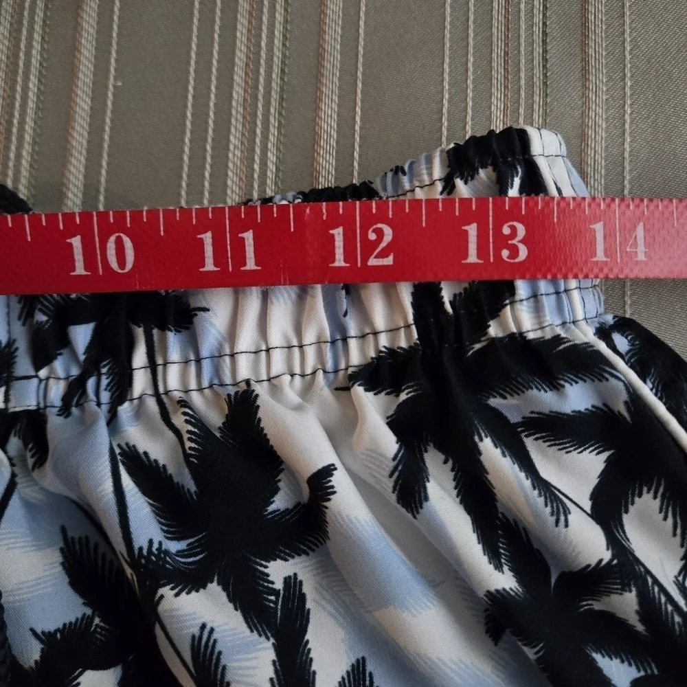 Islander | Swim | Islander Palm Tree Print Mens Medium Swim Trunks ...